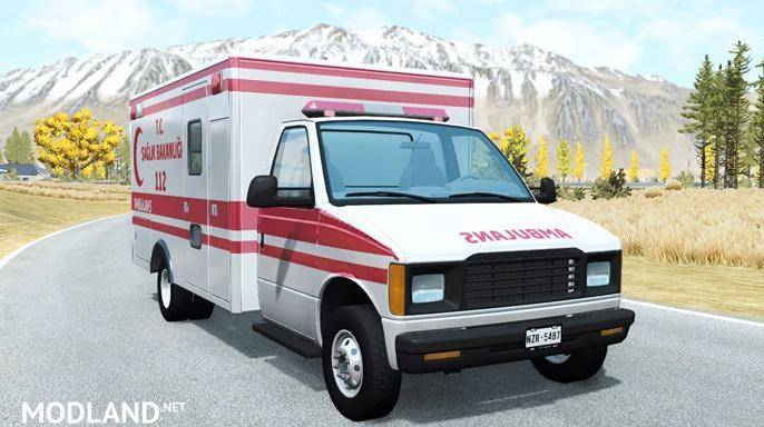 Gavril H-Series Turkish Ambulance Skin [0.13.0] - BeamNG.drive